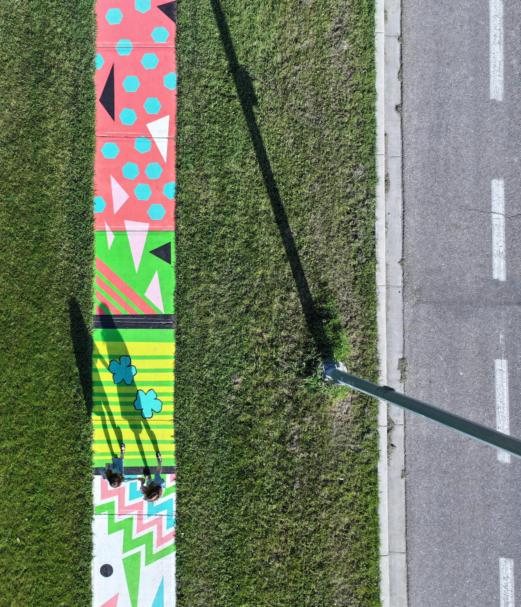Lakeview Pavement Painting - Federation of Calgary Communities